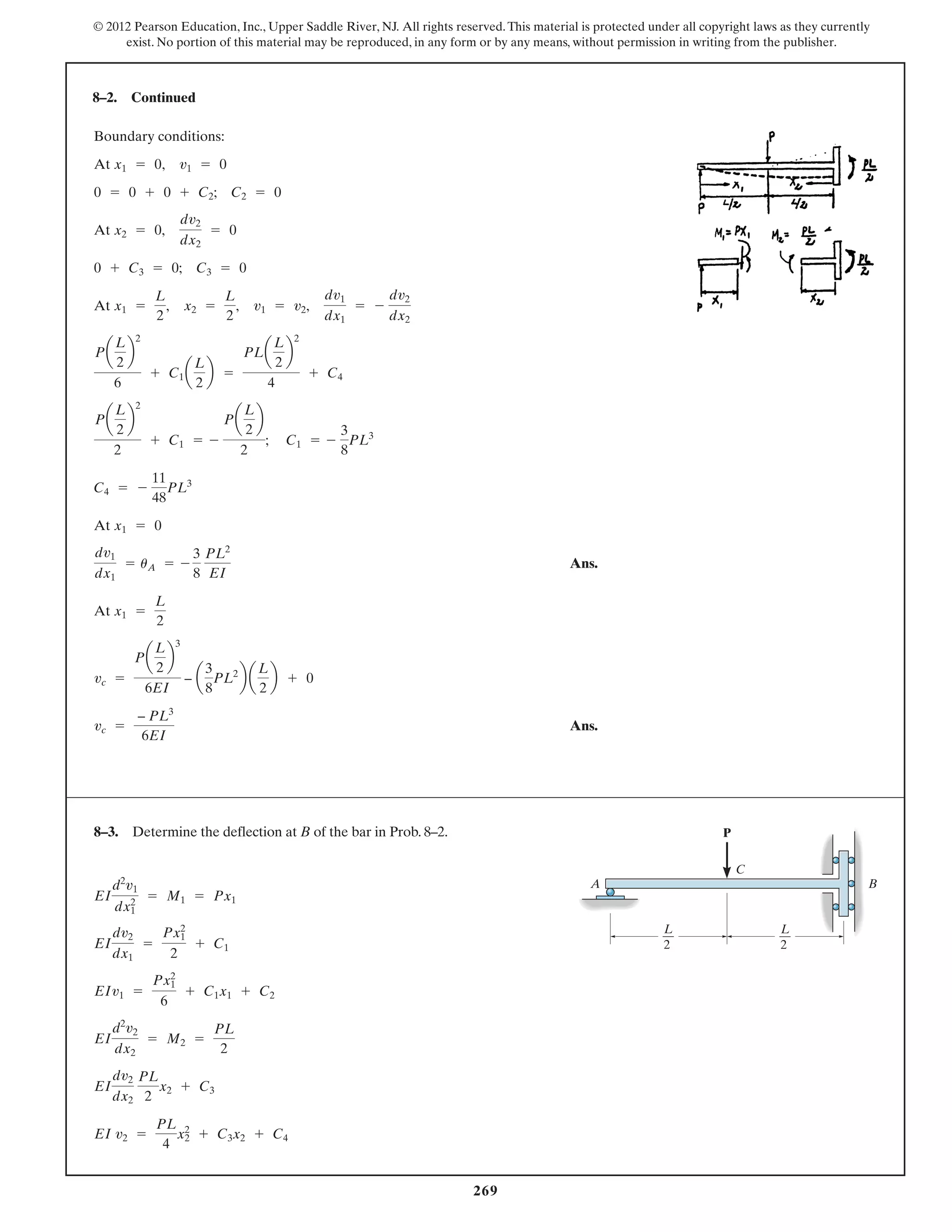 structural analysis CE engg. solved ex. | PDF