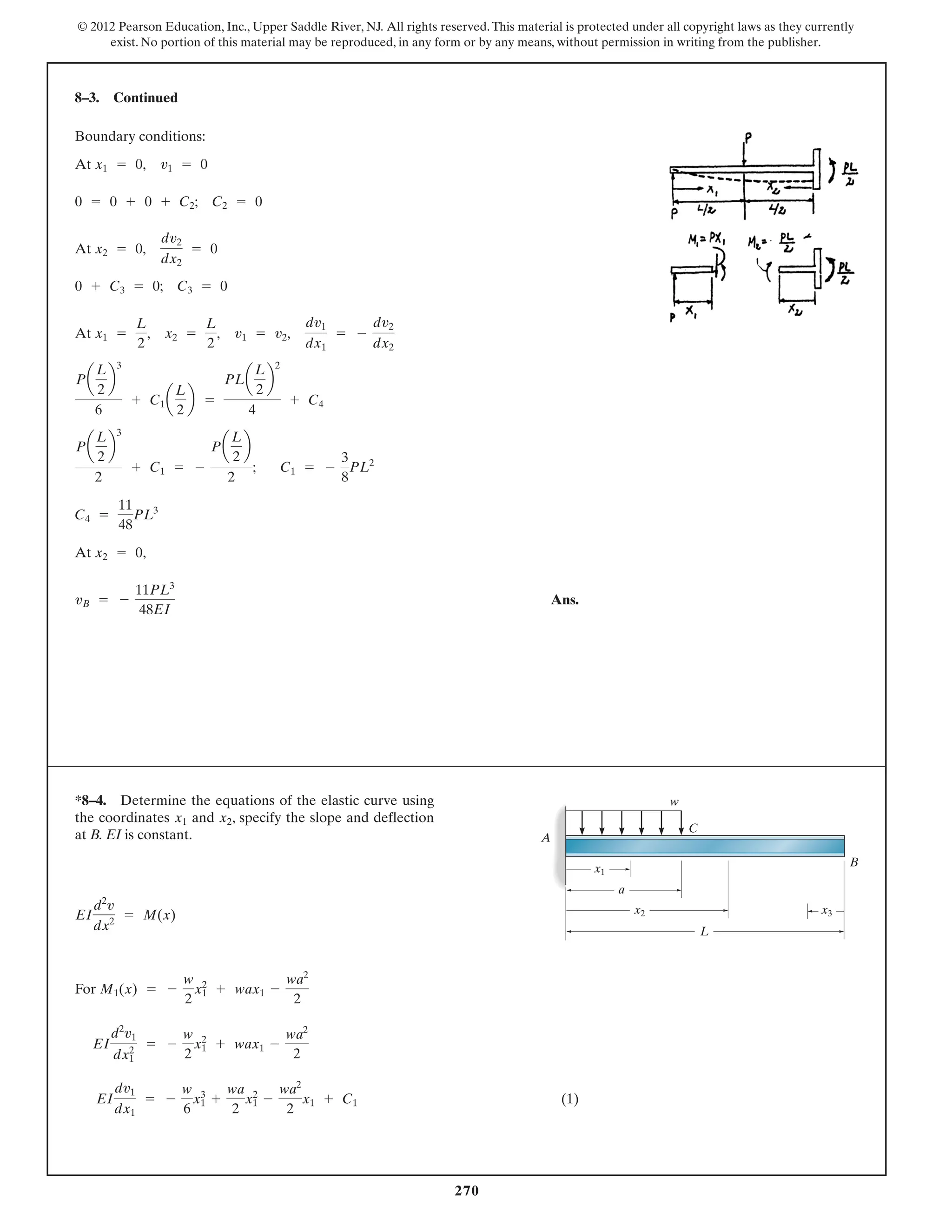 structural analysis CE engg. solved ex. | PDF
