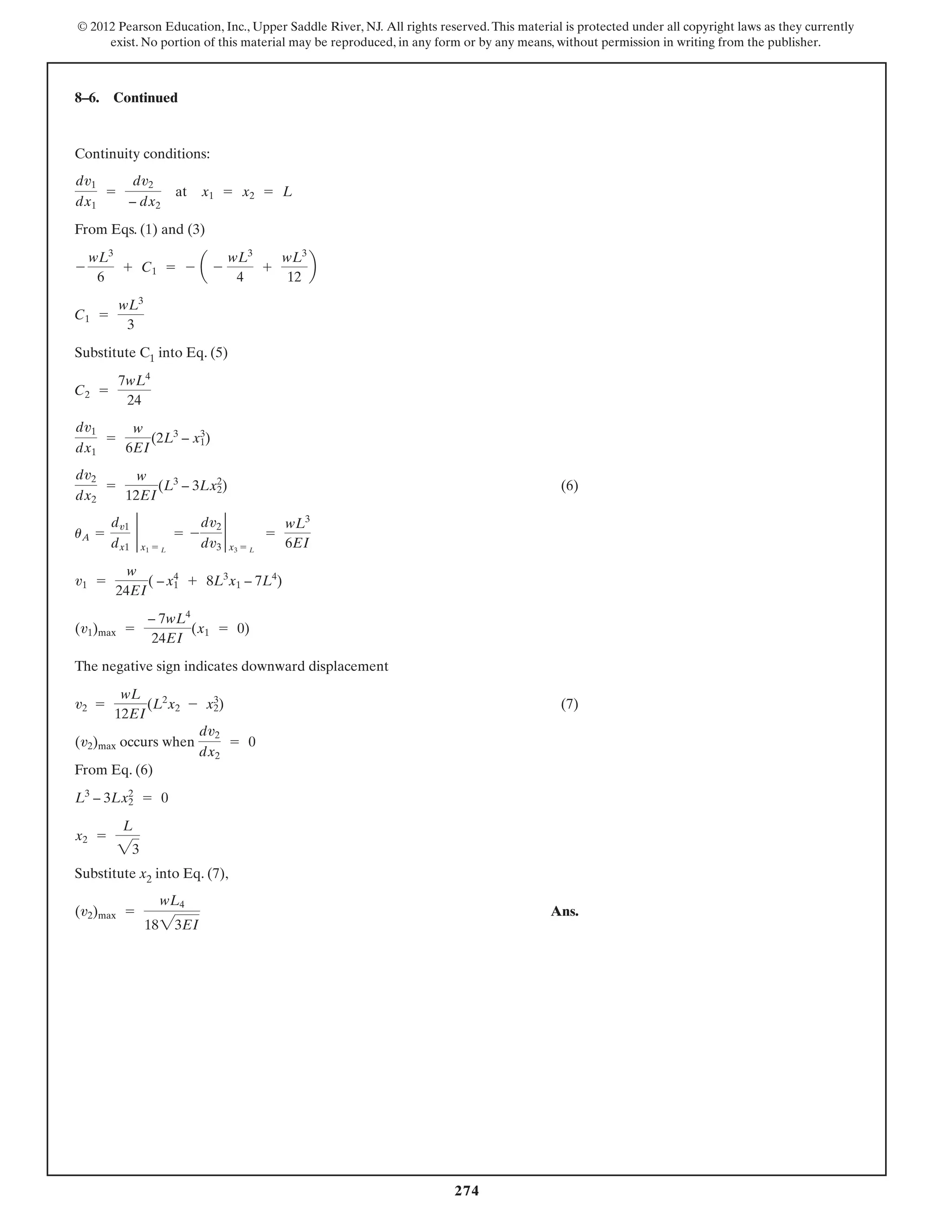 structural analysis CE engg. solved ex. | PDF