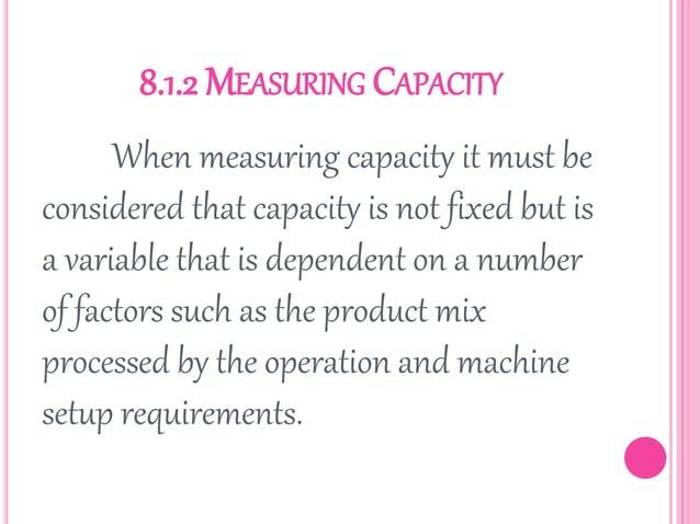 Capacity Planning | PPTX