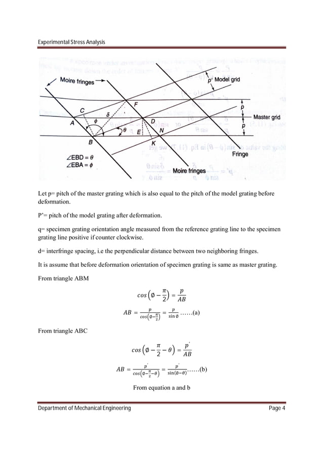 experimental stress analysis-Chapter 8 | PDF