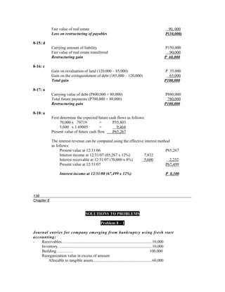 Chapter 8 - Advance Accounting | DOC