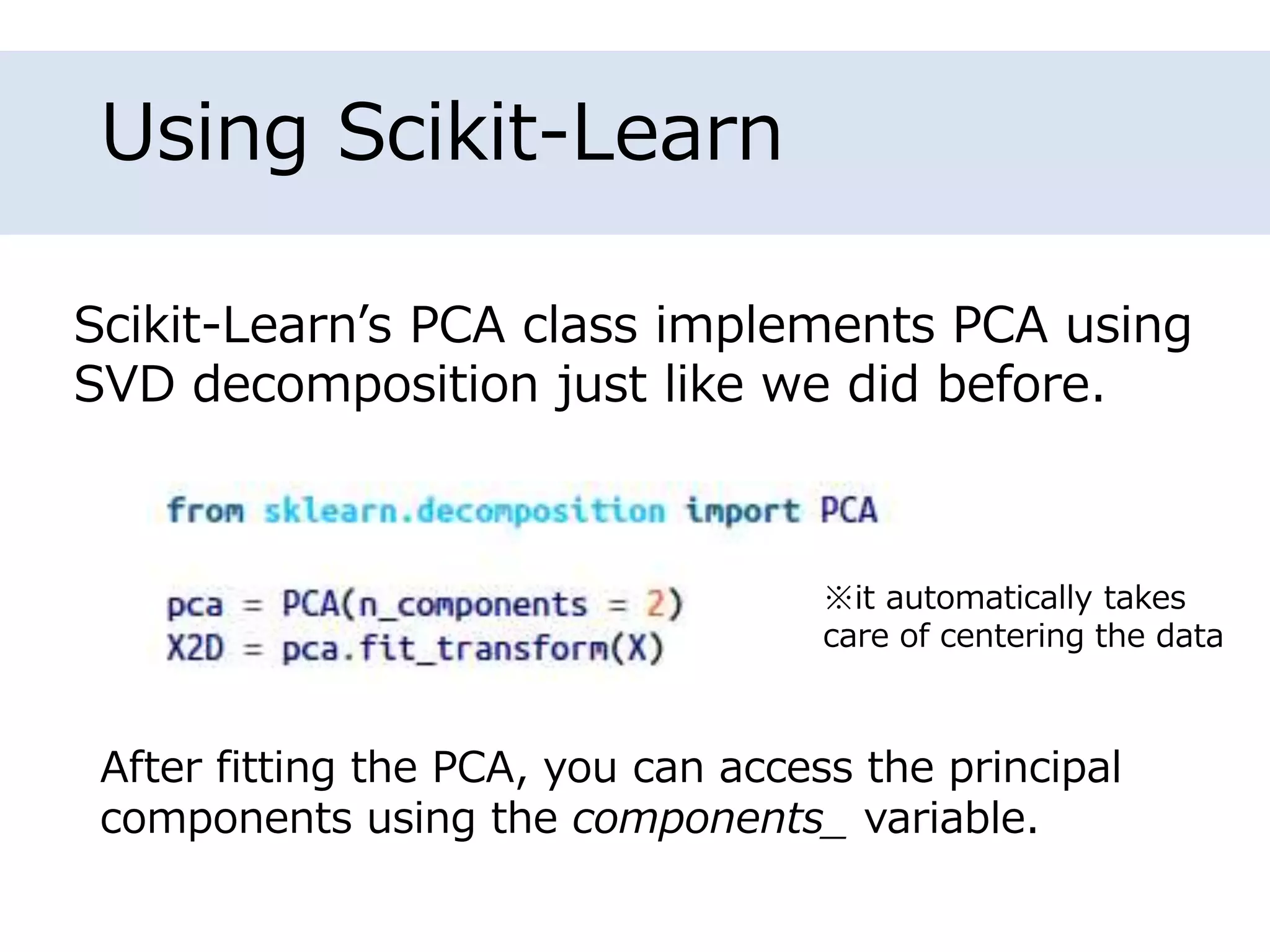 Hands-On Machine Learning with Scikit-Learn and TensorFlow - Chapter8 | PPTX | 3-D Graphics ...