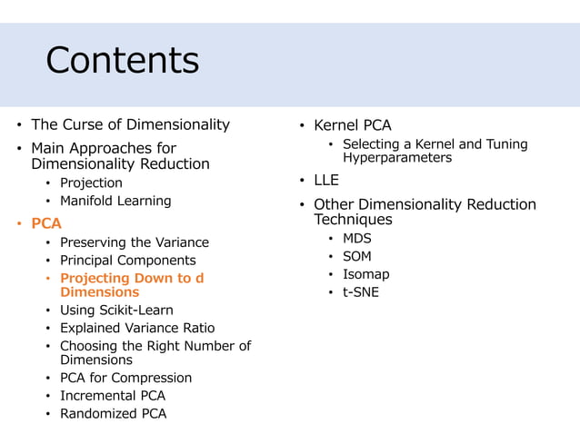 Hands-On Machine Learning with Scikit-Learn and TensorFlow - Chapter8 | PPTX | 3-D Graphics ...
