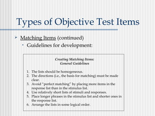 Objective Tests | PPT