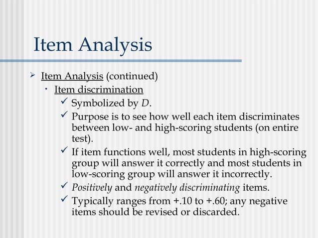 Objective Tests | PPT