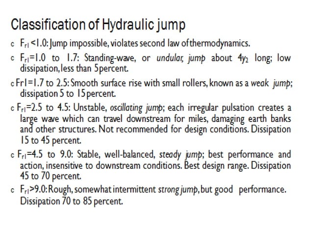 Chapter 8:Hydraulic Jump and its characterstics | PPTX
