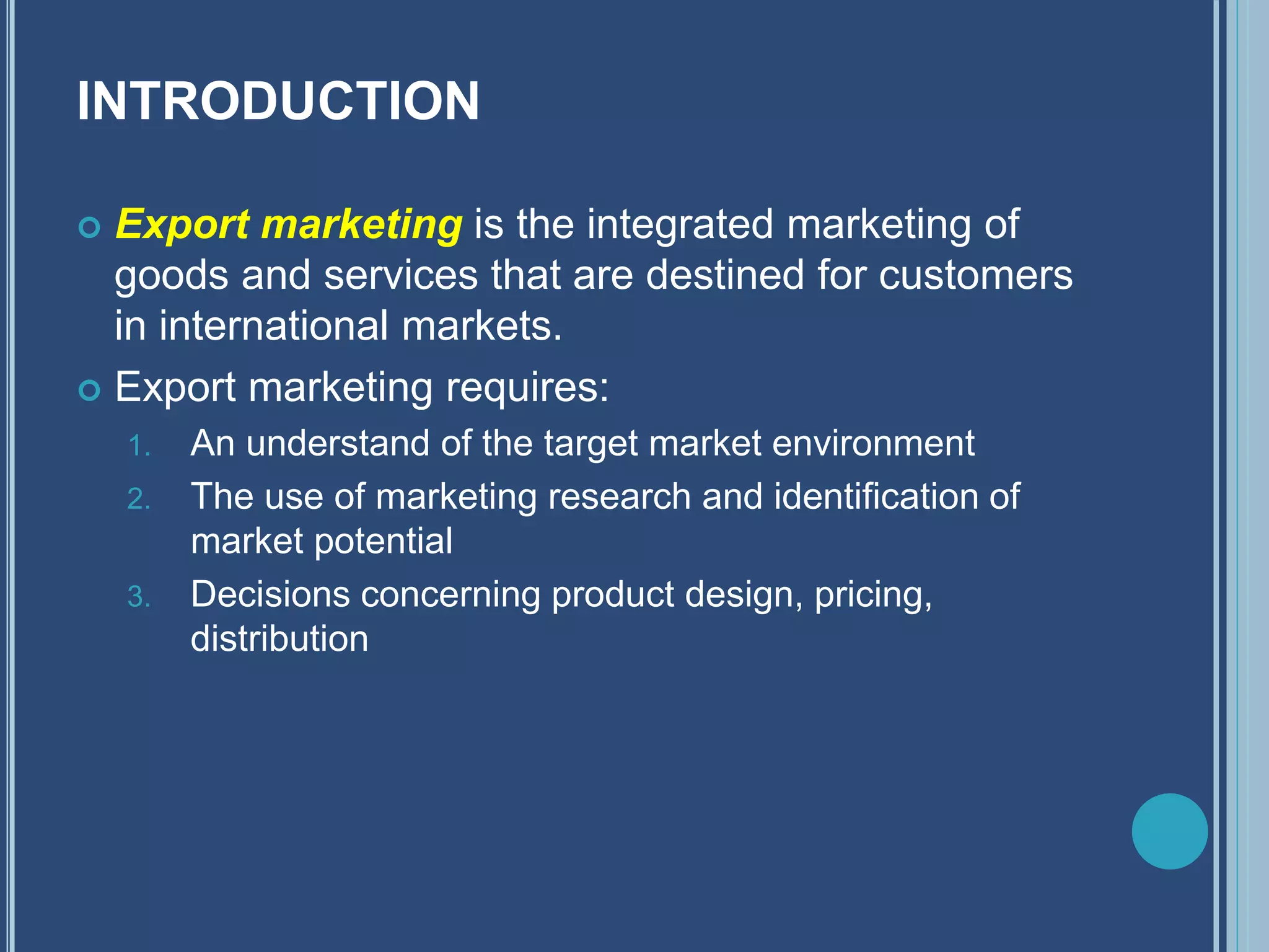 Chapter 8 - Importing, Exporting and Sourcing | PPTX