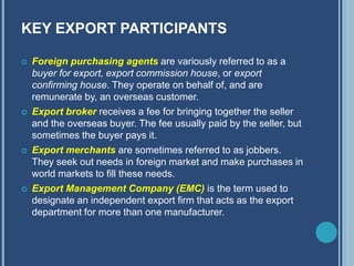 Chapter 8 - Importing, Exporting and Sourcing | PPTX