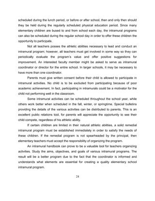 Chapter 8 - Develop a Successful Intramural Program by William Allan ...