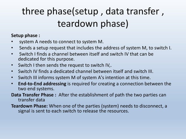 Switching Concepts Data Communication And Networks Pptx Computer Networking Computing