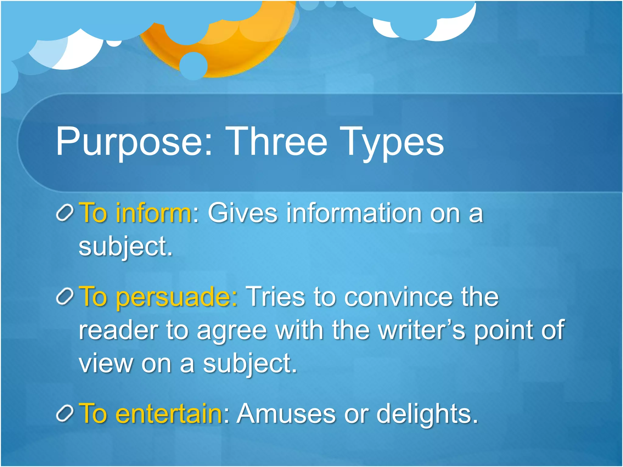 Chapter 8: Purpose and Tone | PPTX