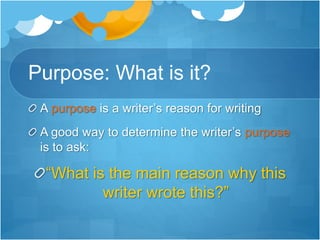 Chapter 8: Purpose and Tone | PPTX