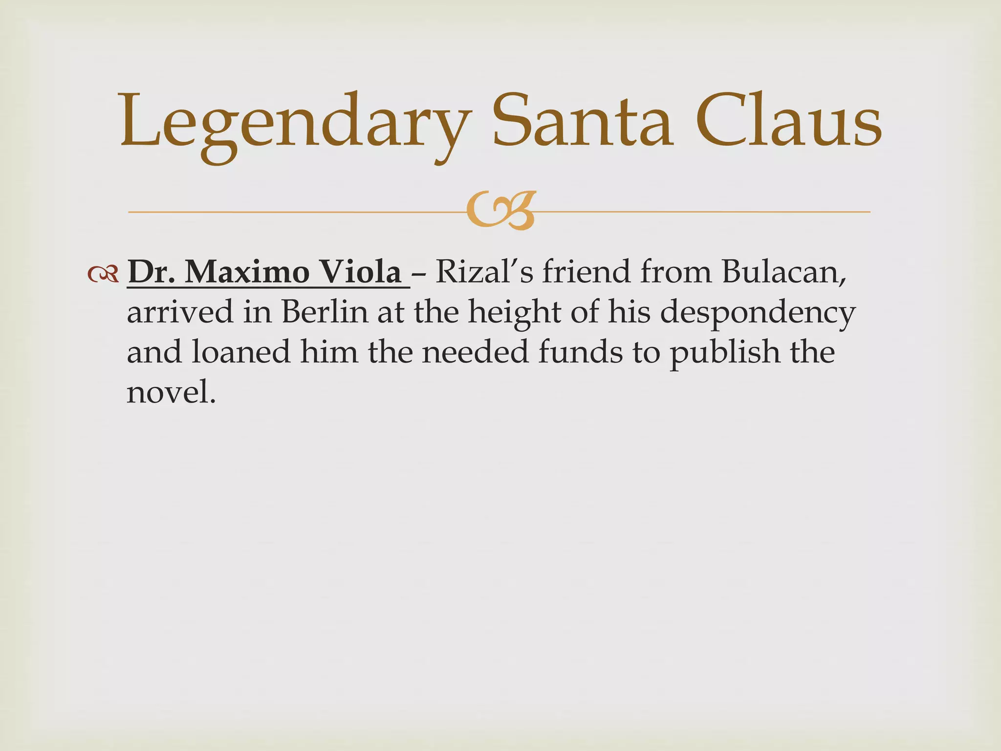 Chapter 8: Noli Me Tangere Published in Berlin (1887) | PPTX