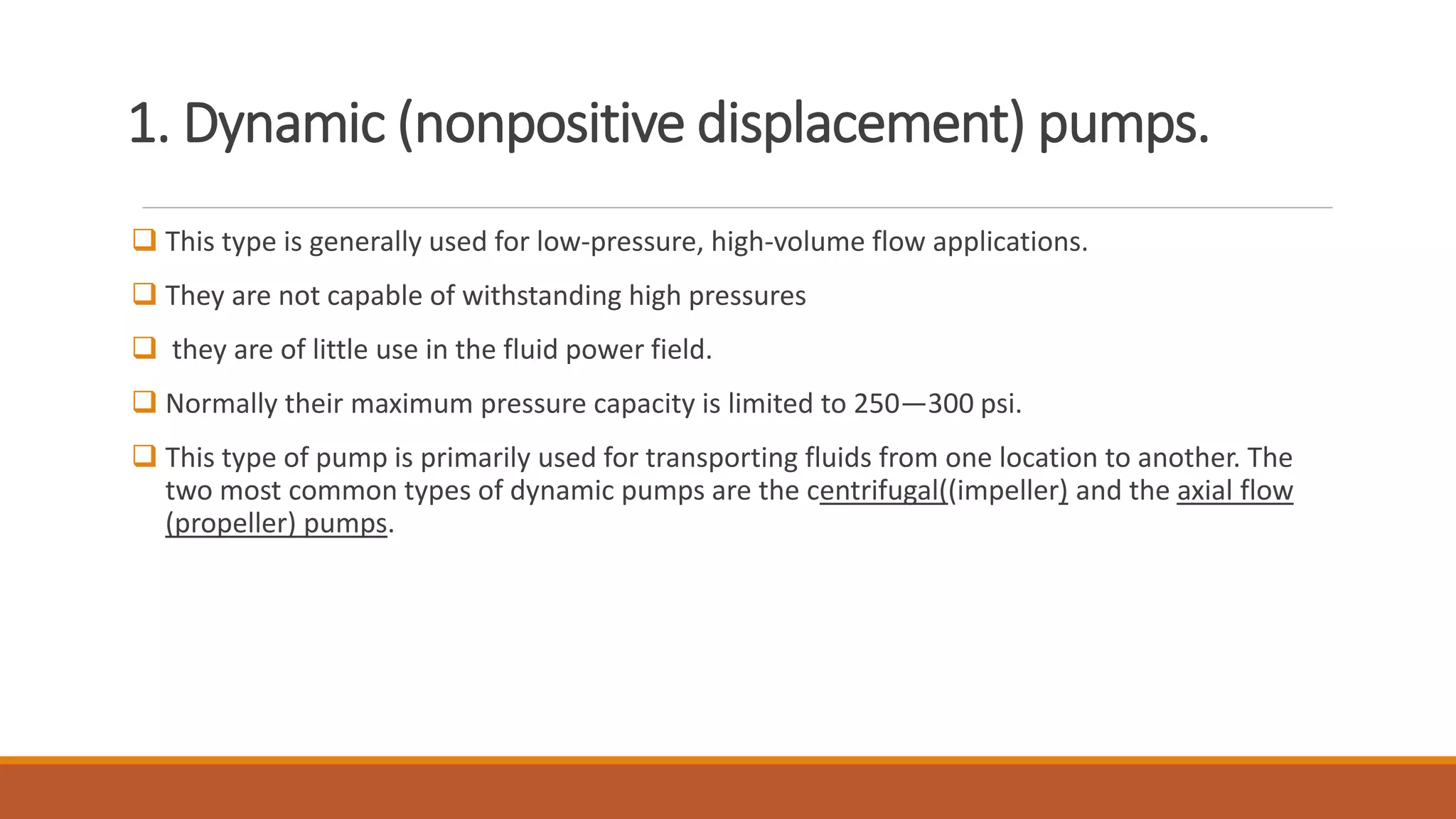 Hydraulic pumps and motors | PPT
