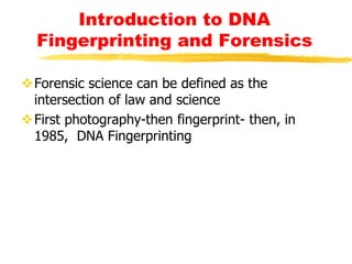 DNA FINGERPRINTING | PPT