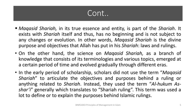 CHAPTER 8. Strategic Management in Islamic Perspective | PPT