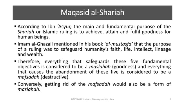 CHAPTER 8. Strategic Management in Islamic Perspective | PPT