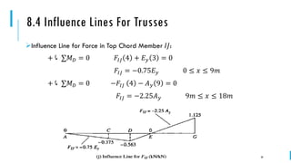 Influence line structural analysis engineering | PDF