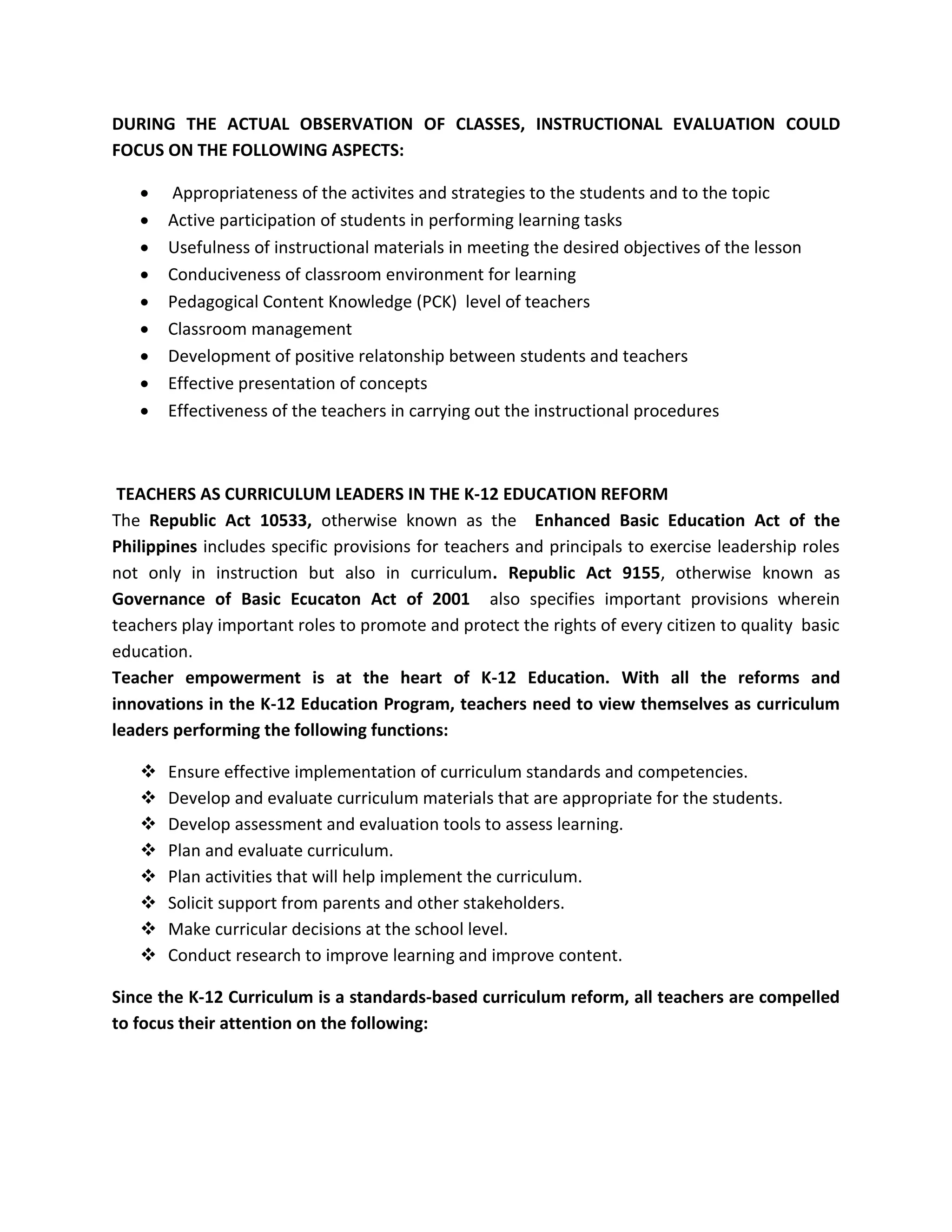 CHAPTER 8.docx Teachers as Curriculum Leaders | DOCX