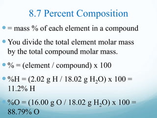 Chapter8.ppt science 9*moleconceptslides | PPT