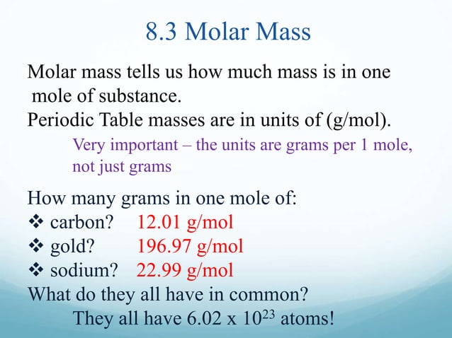 Chapter8.ppt science 9*moleconceptslides | PPT