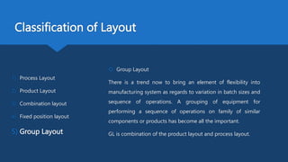 Plant Location and Layout: This presentation include information about ...