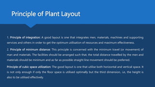 Plant Location and Layout: This presentation include information about ...