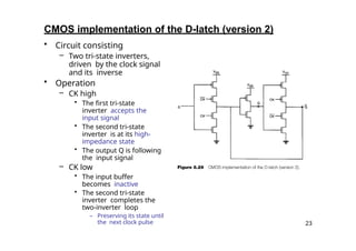 cmos sequential logic circuits and analysis | PPTX