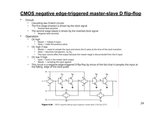 cmos sequential logic circuits and analysis | PPTX