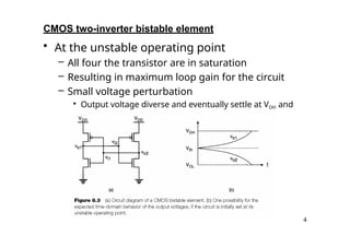 cmos sequential logic circuits and analysis | PPTX