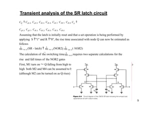 cmos sequential logic circuits and analysis | PPTX