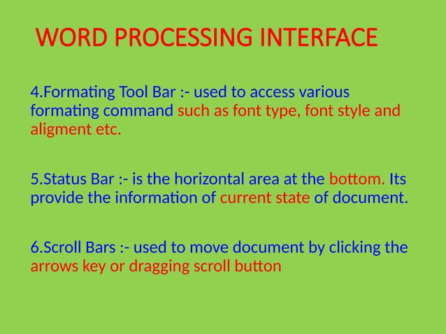 chapter8 word processing 1st year punjab text book.pptx