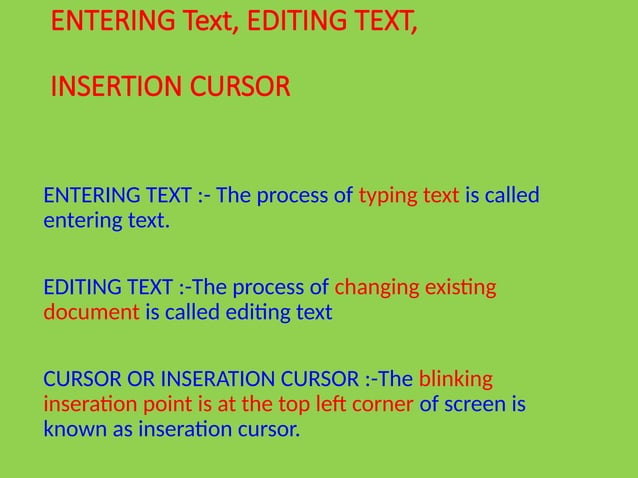 chapter8 word processing 1st year punjab text book.pptx