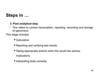 Medical laboratory intro to quality assurance | PPT