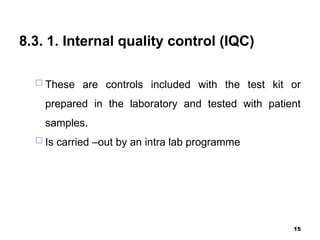Medical laboratory intro to quality assurance | PPT