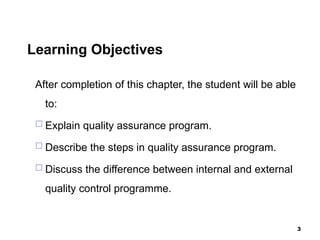 Medical laboratory intro to quality assurance | PPT