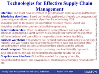 information technology in Supply Chain Management | PPT