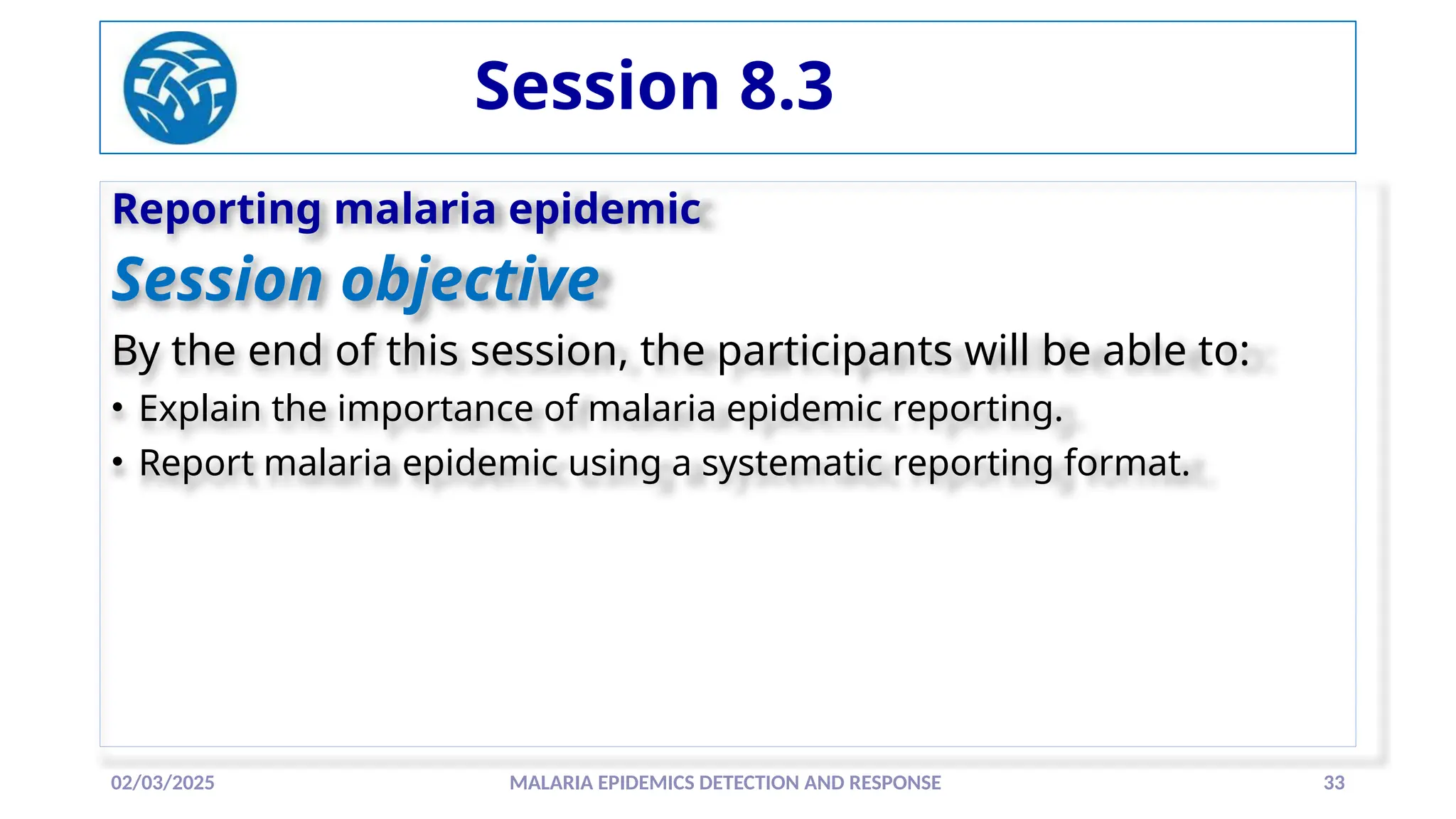 Chapter 8. Malaria Epidemics detection and response.pptx