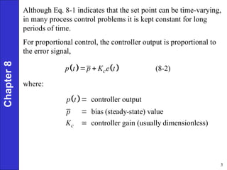 Feedback control loop, P PI PID controller | PPT