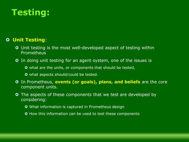 Chapter 8 agent-oriented software engineering ch8-prometheus research methodology | PPTX