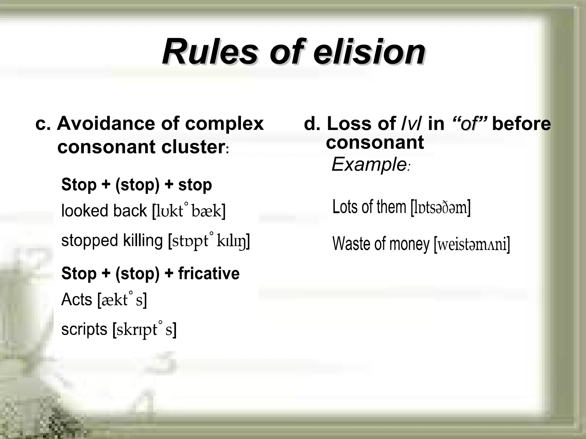 Chapter 8 aspect of connected speech | PPT