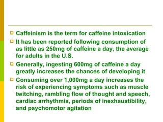 Chapter 8 Caffeine | PPT