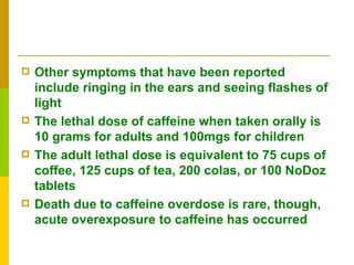 Chapter 8 Caffeine | PPT
