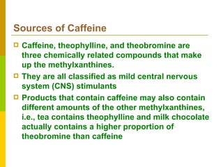 Chapter 8 Caffeine | PPT