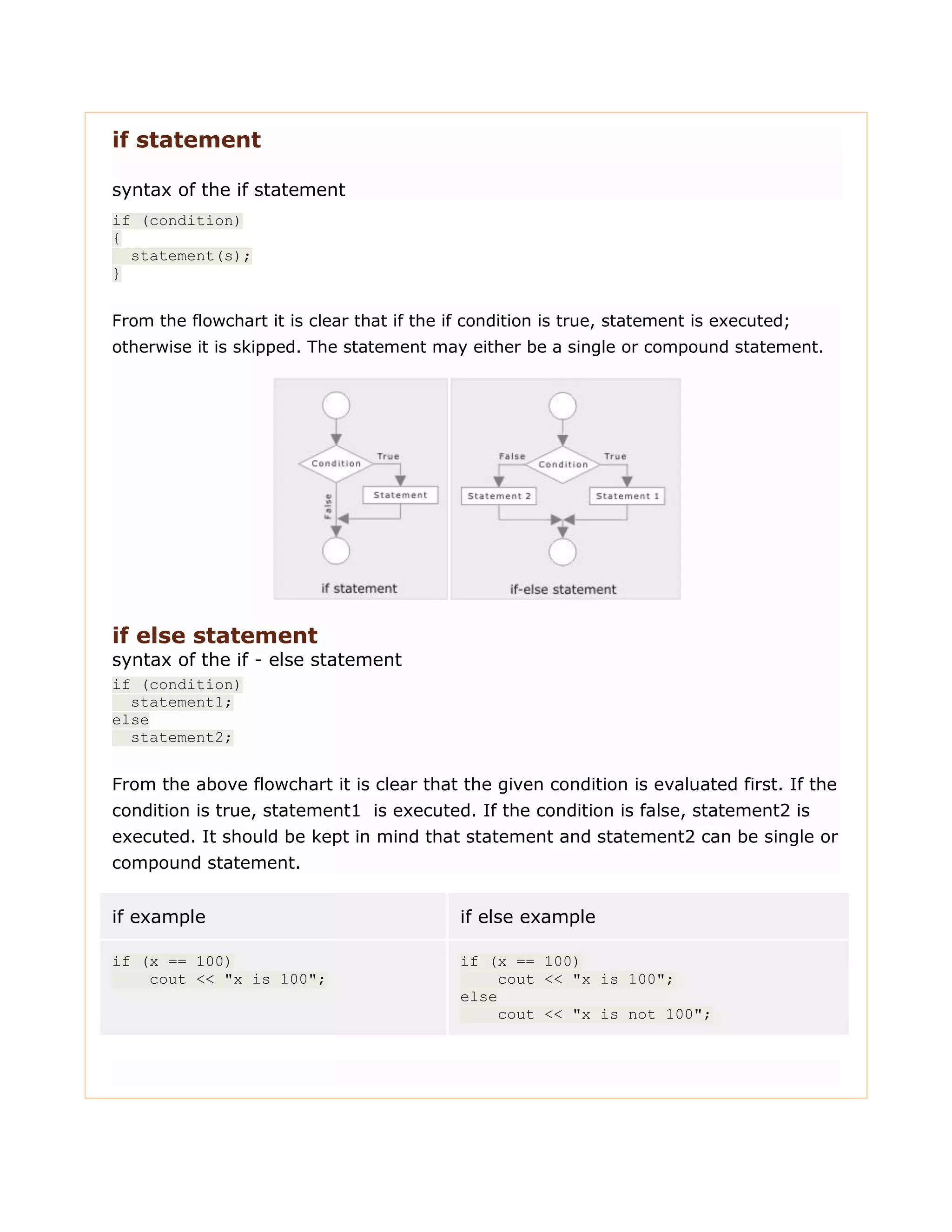 Chapter 8 - Conditional Statement | PDF | Programming Languages | Computing