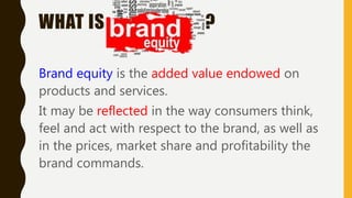 Chapter 8 - Creating Branding Equity | PPTX