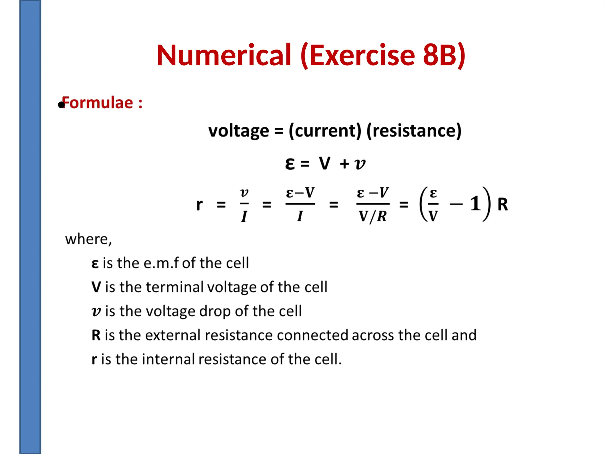Chapter 8 - Current Electricity.pptx with numericals | PPT