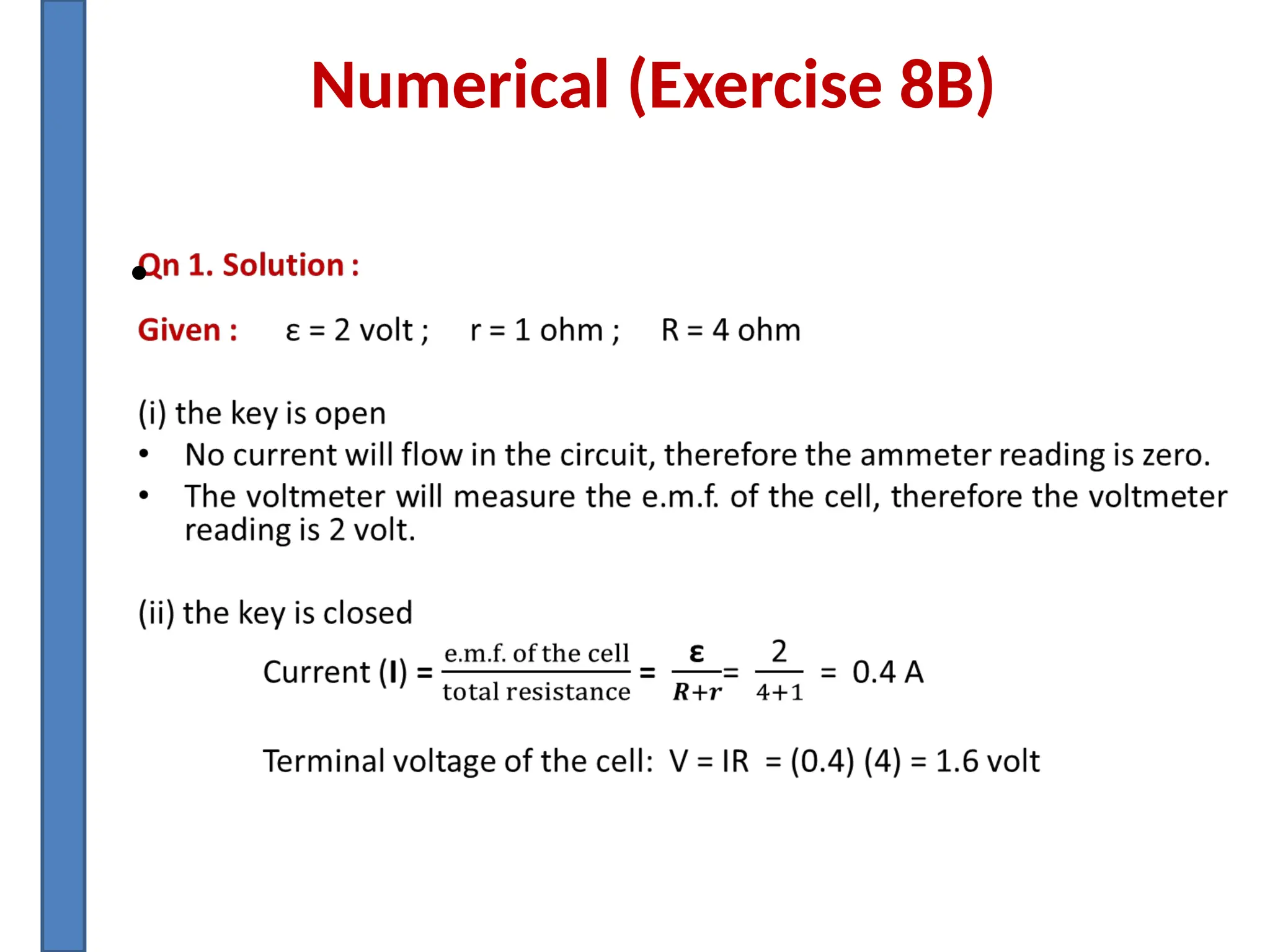 Chapter 8 - Current Electricity.pptx with numericals | PPT