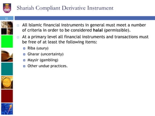 Chapter 8 Derivatives in Islamic Finance | PPTX